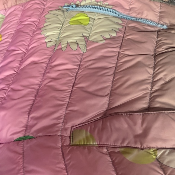 Cynthia Rowley | Jackets & Coats | Cynthia Rowley Cosmo Puffer Jacket Hood Rainbow Pastel Floral ...